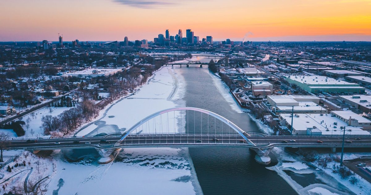 Downtown Minneapolis Winter